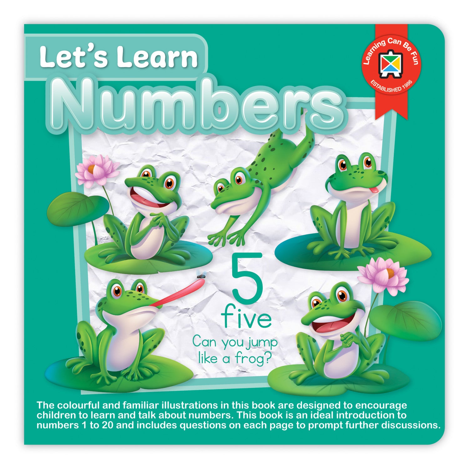 Learning Can Be Fun | Let's Learn Numbers Board Book | Kids Books ...