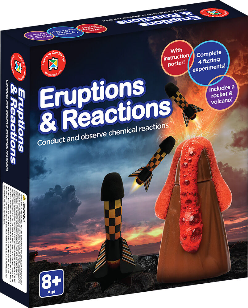 Learning Can Be Fun | Eruptions & Reactions - Science Kit | Kids STEM ...