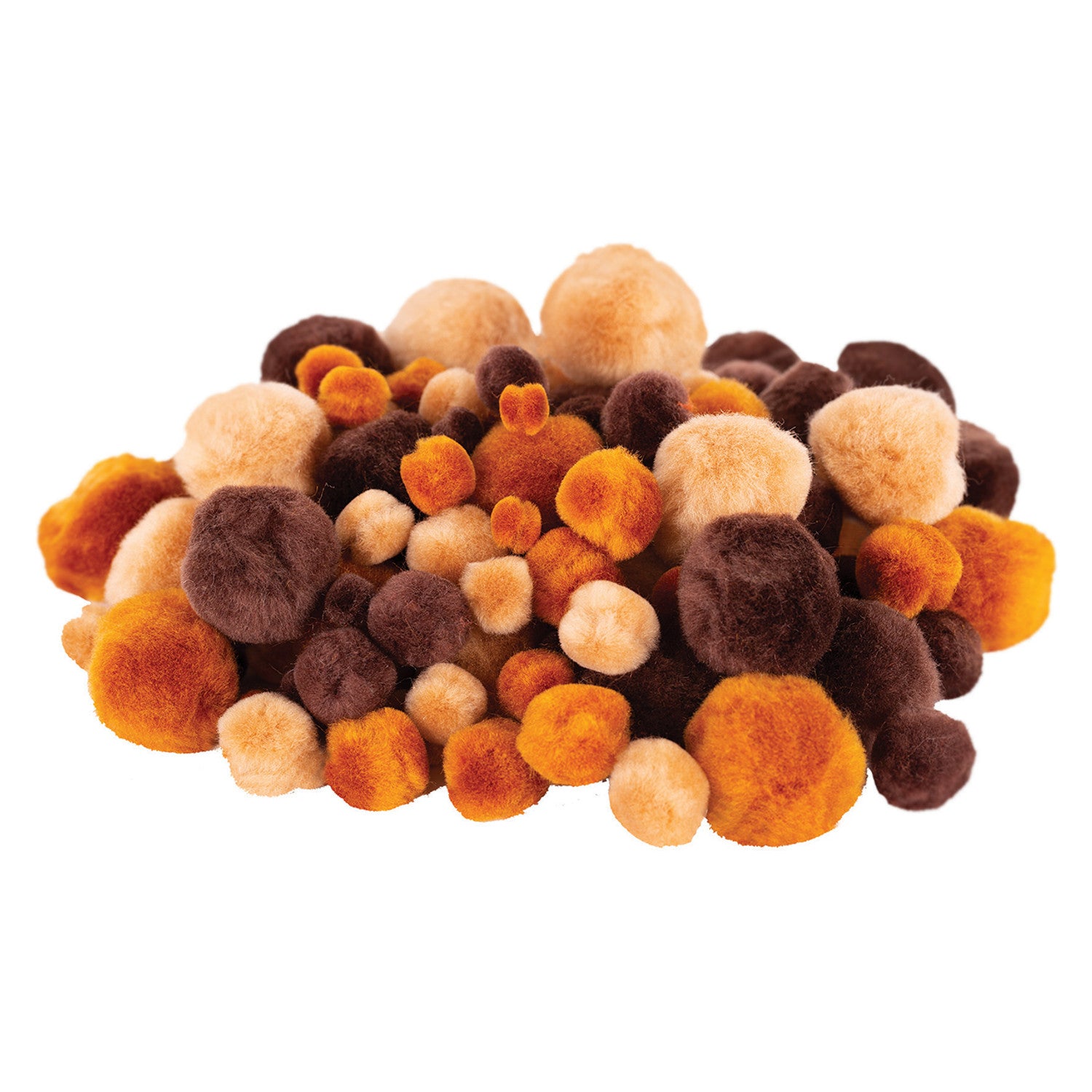 The Creative School Supply Company | Pom Poms - Assorted Earth Tones ...