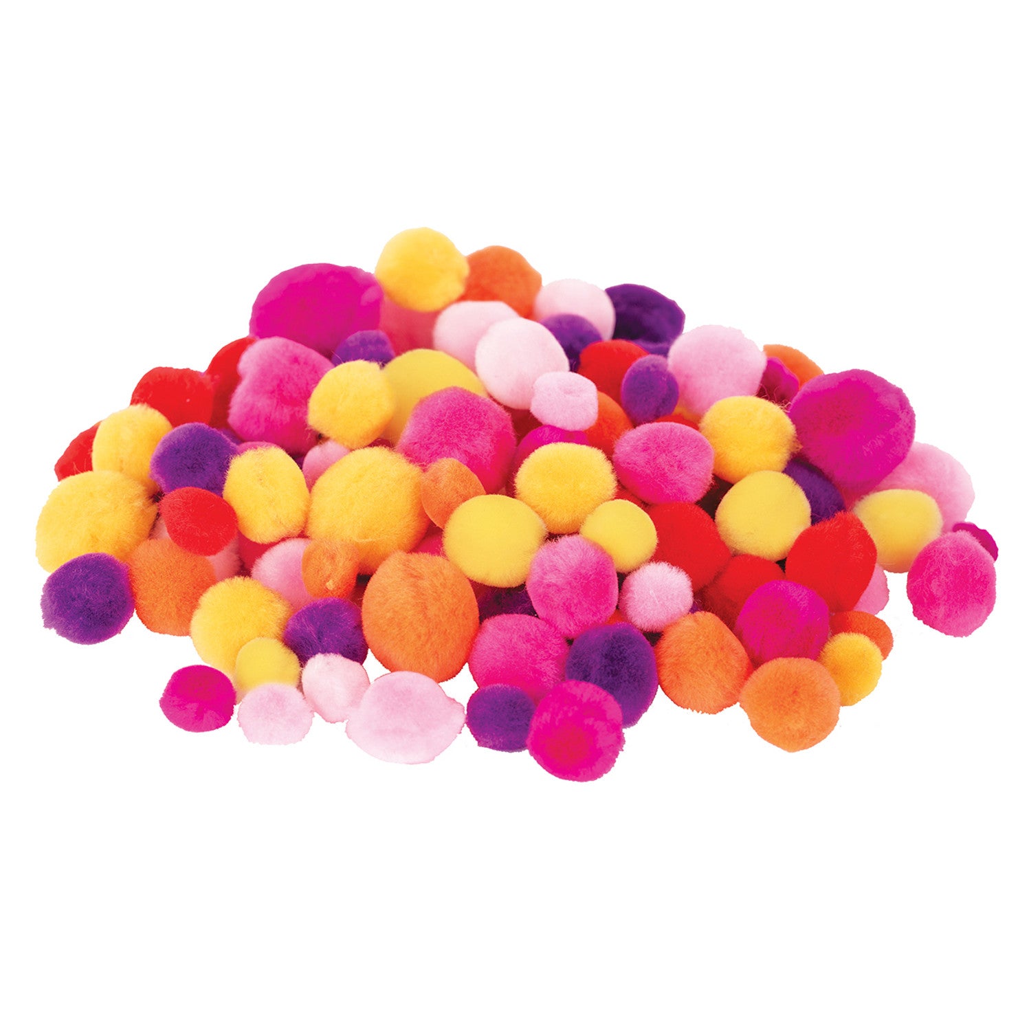 Zart Australia | Pom Poms - Assorted Warm Tones | Kids Creative Play ...