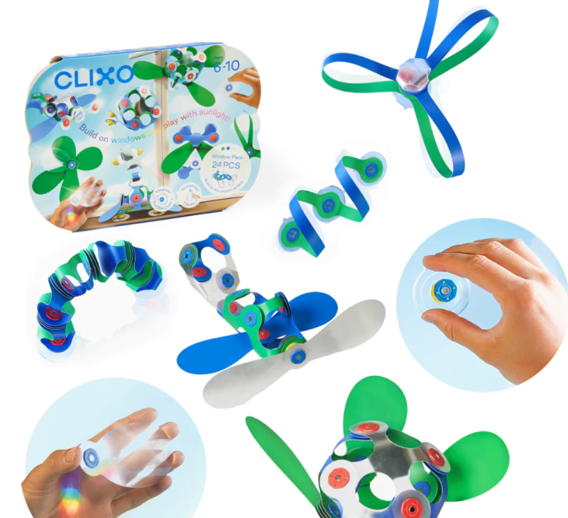 Clixo Australia | Window Pack 24pc | Kids STEM Play Building Toys ...
